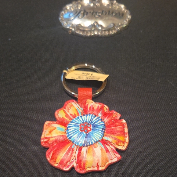Brighton | Accessories | Brighton Vibrant Red And Blue Floral Key ...